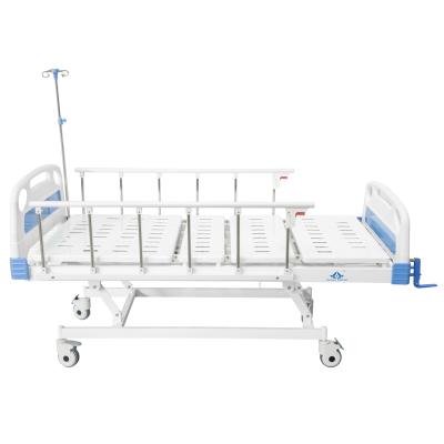 China MN-MB003 Multifunctional 3 Crank Manual Five Function Bed with ABS Head/Foot Board for sale