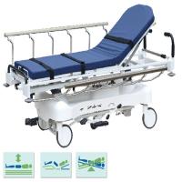 China MN-YD001  Hydraulic Adjustable Emergency Stretcher Medical ABS Stretcher Patient Transfer Trolley Bed for sale