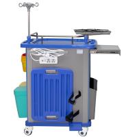 China MN-EC001 China Manufactured Medical ABS Material Emergency Trolley with Stainless Steel for sale
