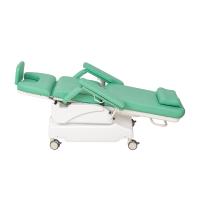 China Mn-BDC001B Economic 5 Function Electric Adjustable Patient Transfusion Reclining Dialysis Chair with Wheels for sale