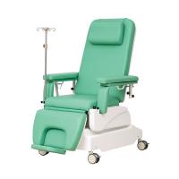 China Mn-BDC001B Economic 5 Function Electric Adjustable Patient Transfusion Reclining Dialysis Chair with Wheels for sale