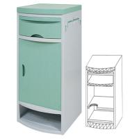 China MN-BL002  Bed Side Locker Storage Cabinet ABS Hospital Bedside Table for sale