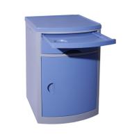 China MN-BL001 Hospital Basic Medical Table ABS Plastic Bedside Cabinet with Drawers for Patient Use for sale