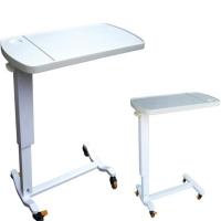 China MN-OVT001 Hospital ABS Board Mobile Overbed Bedside Table with Good Quality for sale