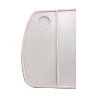 China MN-OVT001 Hospital ABS Board Mobile Overbed Bedside Table with Good Quality for sale