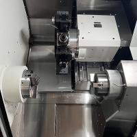 China Double Spindle Synchronous Cnc Lathe LKM-200MSY for sale