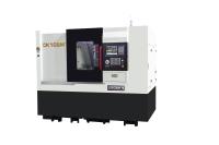 China Slant Bed Cnc Lathe Machine With Power Turret CK108MY/CK106MY for sale