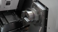 China LK-200MSY Double Spindle CNC Lathe Turning And Milling Compound Machine Back Spindle Type for sale