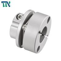 China Flexible Diaphragm Coupling Single Step Aluminum Metal Shaft Coupling 12mm X 14mm for sale