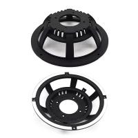 China Factory Cheap Price Black Powder Coated Metal Speaker Frame Rapid Prototype CNC Aluminum Machining for sale