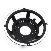 China Factory Cheap Price Black Powder Coated Metal Speaker Frame Rapid Prototype CNC Aluminum Machining for sale