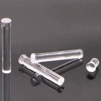 China 2.8mm Light Guide PC Transparent Hole Led Light Pipe Machining Rapid Prototype for sale