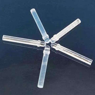 China OEM Design Round Head Plastic Machining 3mm Led Light Guide Pipe Rapid Prototype for sale