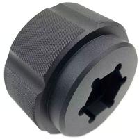 China All-Purpose High Quality CNC Machining Parts Aluminum Socket Nut Tool Motorcycle Parts for sale