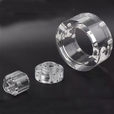 China High Precision PMMA Acrylic PC Rapid Prototypes Round Ring Parts By CNC Machining for sale