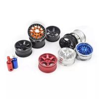 China Good Appearance Colorful Metal CNC Machining Aluminium Alloy Wheels Prototype Parts for sale