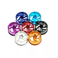 China Good Appearance Colorful Metal CNC Machining Aluminium Alloy Wheels Prototype Parts for sale