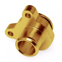 China CNC Custom Precision Car Water Pipe Joint with Clamp Anodizing Aluminum Accessories for sale