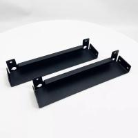 China Custom Sheet Metal Fabrication Aluminum Alloy Stamping Parts With Black Powder Coating for sale