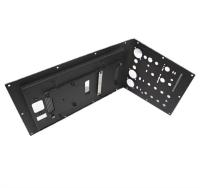 China Sheet Metal Part Custom Sheet Metal Service Aluminum Sheet Metal Black Anodized for sale