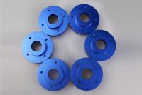 China Metal Aluminum Prototype CNC Machining Turning Lathe Blue Anodized for sale