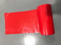 China Red Color HDPE Release Film HDPE Silicone Coated Release Liner For Foam Tapes for sale