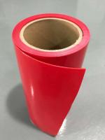 China Red Color HDPE Release Film HDPE Silicone Coated Release Liner For Foam Tapes for sale