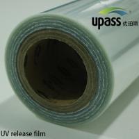 China PET Anti Static UV Release Film Taping And Labeling Application Film for sale