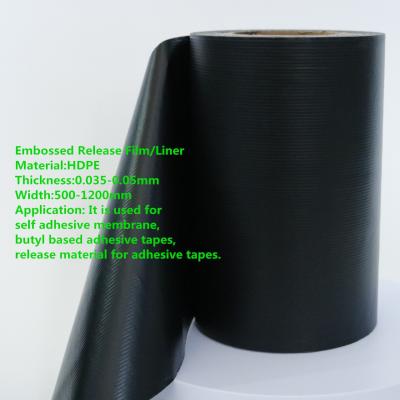 China HDPE Film Embossed Silicone Coated Release Liner for sale