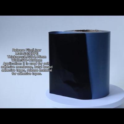China PE Isolating Silicone Coated Release Liner Self-Adhesive Bituminous Membranes Tapes for sale