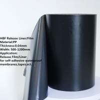 China Silicone Coated PP Release Liner For Self-Adhesive Waterproof Membranes for sale