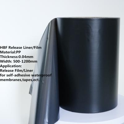 China Silicone Coated PP Release Liner For Self-Adhesive Waterproof Membranes for sale