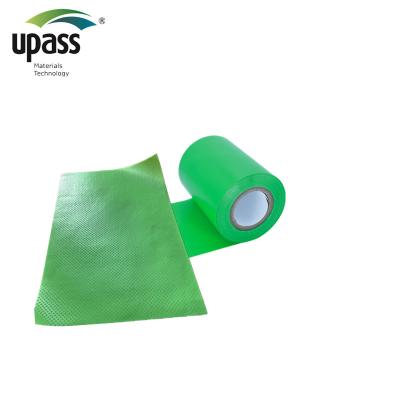 China Non-Slip Green Cross Laminated High Strength HDPE Film for sale