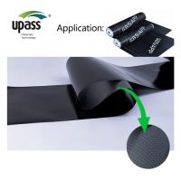 China HDPE Cross Laminated Film Plastic Surface Material for Self-Adhesive Polymer Modified Bitumen Waterproof Roofing Membrane for sale