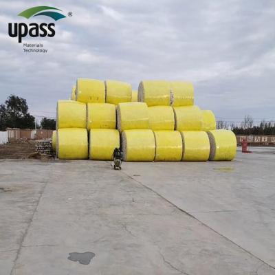 China Bright Yellow Protective Plastic Self-Adhesive Cotton Bale Wrap Film for Cotton Packing for sale