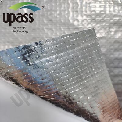 China Radiant Barrier Insulation Roll with Aluminum Foil Reinforced PP Woven Fabric - 85/90/Custom GSM, Corrosion Resistant, Flame Retardant for sale