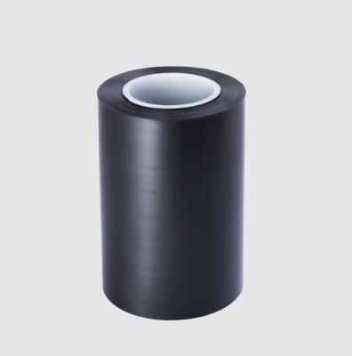 China PP PA Nylon Embossed Release Film 50 Mic*1050cm/roll for Waterproofing Membrane Black Blow Molding Cutting PP Release Film for sale