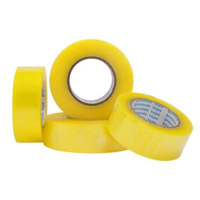 China Transparent Waterproof BOPP Carton Packaging Sealing Tape Acrylic Adhesive Strong Paper Film 100m Length for sale