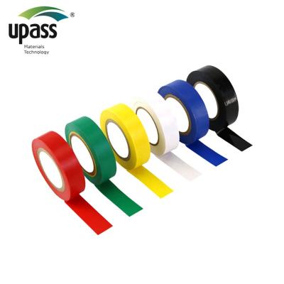 China High Voltage Flame Retardant Jumbo Log Roll Electrical Tape Waterproof High Temperature PVC Electric Tape for Insulating Rubber for sale