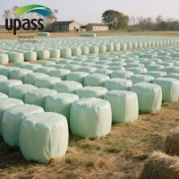 China 500mm 25micron White Agricultural Protective Film for Corn Silage Bale Wrap Soft PE Material for sale