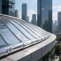 China Weather-Resistant Anti-Aging Aluminum PET Plastic Film for Waterproof Membrane Warm Roof Sealing Reflective UV Resistant Cutting for sale