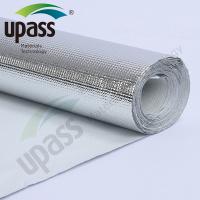 China Customizable On-Sale Woven Fabric Thermal Insulation Waterproof Material Aluminum Foil Surface Composited Coated PP Woven Fabric for sale