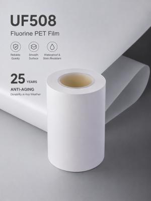 China UF508 Anti-aging Fluorine PET Film Weather Resistant Film for Waterproof Membrane for sale