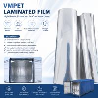 China 150μm VMPET Aluminum PET laminated film for Shipping Container Insulation and Moisture Barrier Protection for sale