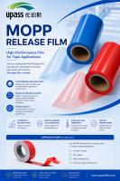 China MOPP Release Film for Adhesive Tape|High MD Tensile Strength UV Silicone Coated Release Liner for sale