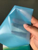 China Blue Color Self Adhesive Tapes Application 40 Micron 0.04mm PE Release Film for sale
