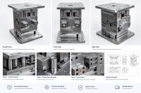 China Durable Precision Mold Base and Mold Base Assembly for Injection Molding Tooling and Production for sale