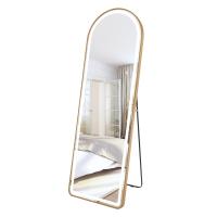 China LED Full Length Mirror With Lights Arched Aluminum Adjustable Lighting High Visibility for sale