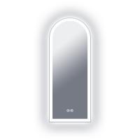 China Arch Shape Modern Luxury Hotel Bathroom Decorative Round Wall Smart Mirror With LED Lighted for sale
