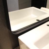 China Custom Framed Metal Mirrors The Perfect Choice for Contemporary Bathroom Decor for sale